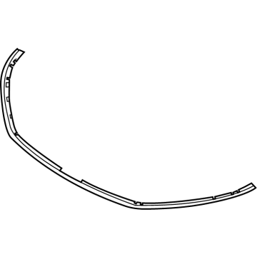 65820-6RR0A Genuine Nissan #658206RR0A Seal-Hood Front