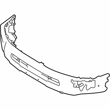 62014-9FW1B Genuine Nissan #620149FW1B Bumper-Inner Ft