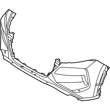 62022-6RC0H Genuine Nissan #620226RC0H Fascia-Front Bumper
