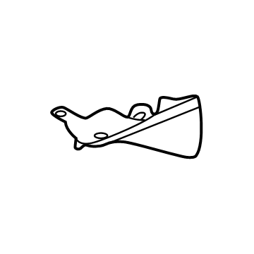 76857-6RA0A Genuine Nissan #768576RA0A Deflector-Mudguard,Rear LH