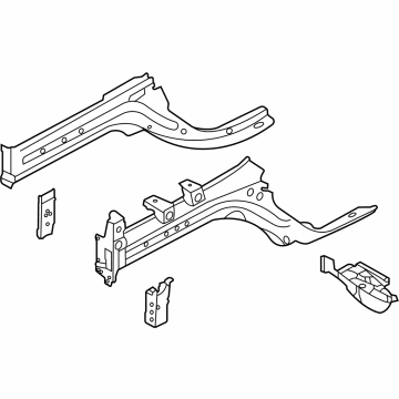 G5110-5EEMA Genuine Nissan #G51105EEMA Member Assy-Front Side,RH