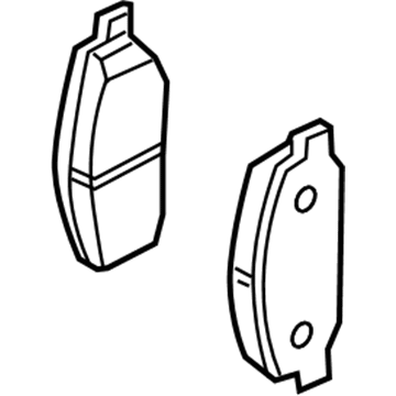 D4060-6JL0A Genuine Nissan #D40606JL0A Pad Kit-Disc Brake,Rear