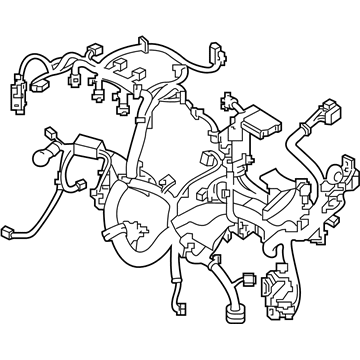 24011-5R00C Genuine Nissan #240115R00C Harness-EGI