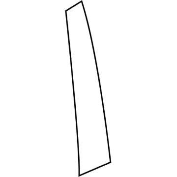 Exterior Trim - Rear Door - 2021 Nissan Versa