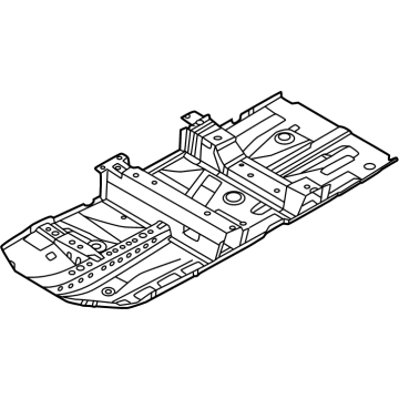 Floor & Rails - 2021 Nissan Rogue