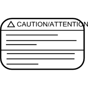 Information Labels - 2020 Nissan Rogue