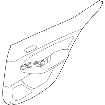 Interior Trim - Rear Door - 2020 Nissan Altima