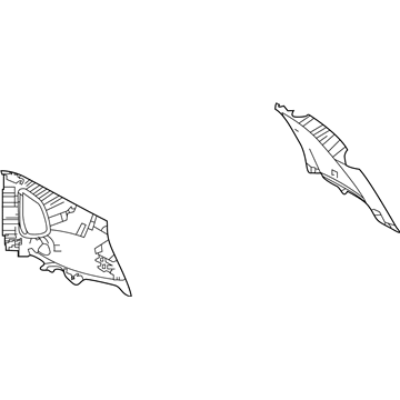 Interior Trim - Quarter Panels - 2020 Nissan Rogue