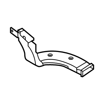27832-6RF0A Genuine Nissan #278326RF0A Duct-Heater Floor,Rear RH