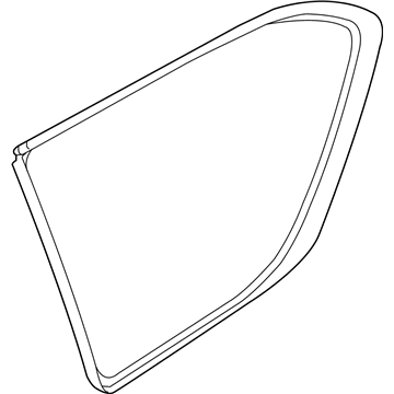 83301-1LB1A Genuine Nissan #833011LB1A Glass Assy-Side Window,LH