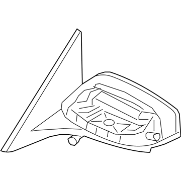 96301-9DD5D Genuine Nissan #963019DD5D Mirror Assy-Outside,RH