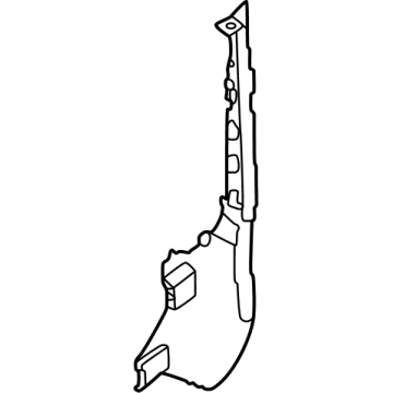 78852-6LB0A Genuine Nissan #788526LB0A Guard Assy-Drafter,RH