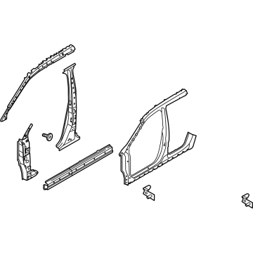 G6030-6RFMA Genuine Nissan #G60306RFMA Body Assy-Side,RH
