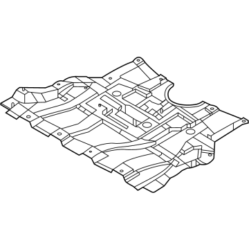 75881-6RR0A Genuine Nissan #758816RR0A Cover-Front Under