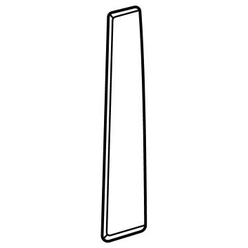 822D2-6RA1A Genuine Nissan #822D26RA1A Cover-Rear Door Sash,RH