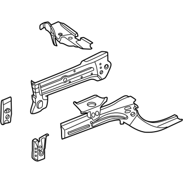G5110-6LBMA Genuine Nissan #G51106LBMA Member Assy-Front Side,RH