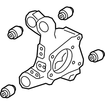 43018-6CA1A Genuine Nissan #430186CA1A Housing Assy-Rear Axle,RH