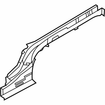 Rear Floor & Rails - 2021 Nissan Versa