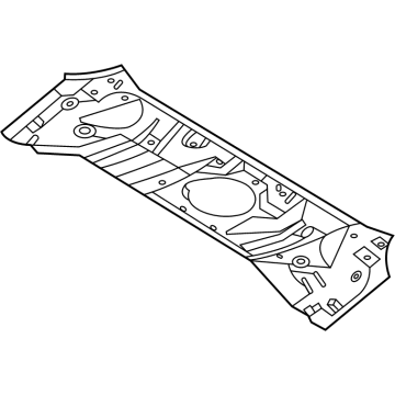 Rear Floor & Rails - 2020 Nissan Versa