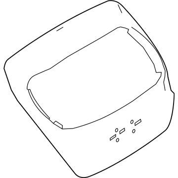 Lift Gate of Body & Hardware - 2021 Nissan Leaf