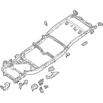 50100-9BU1B Genuine Nissan #501009BU1B FRAME