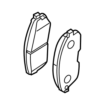 D1060-6LE0A Genuine Nissan #D10606LE0A Pad Kit-Disc Brake,Front