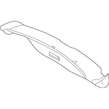 84966-9HB0A Genuine Nissan #849669HB0A FINISHER TRUNK LID