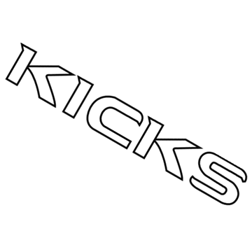 Exterior Trim - Lift Gate - 2021 Nissan Kicks