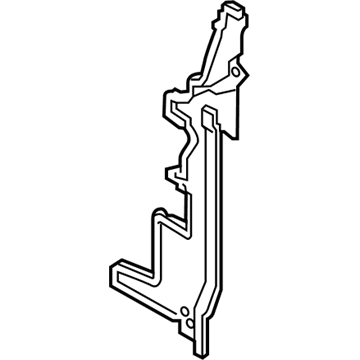 21558-6MR0A Genuine Nissan #215586MR0A Air Guide-Radiator Side,RH