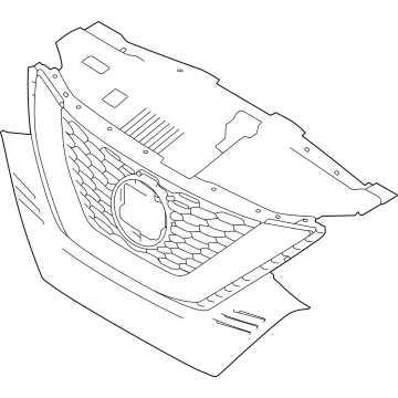 Grille & Components - 2020 Nissan Rogue Sport