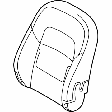 87600-6LB2A Genuine Nissan #876006LB2A Back Assy-Front Seat