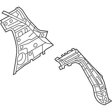 Inner Structure - Quarter Panel - 2021 Nissan Leaf