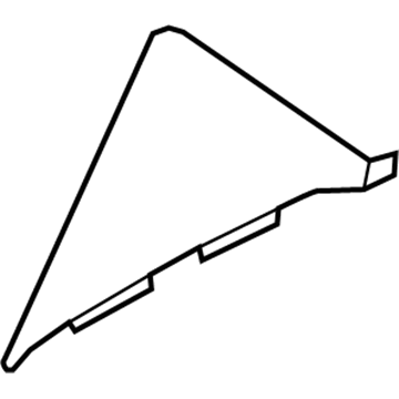 768A4-9UH0A Genuine Nissan #768A49UH0A FINISHER-Back Pillar,RH