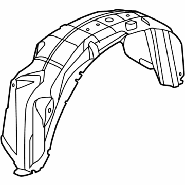 76748-6RR0B Genuine Nissan #767486RR0B Protector R-WHEELHOUSE,H