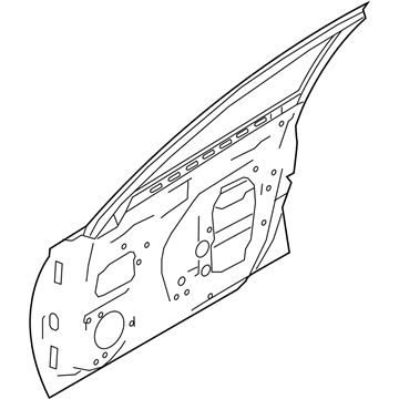 Front Door of Body & Hardware - 2020 Nissan Altima