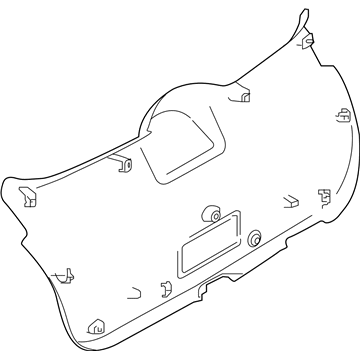 Interior Trim - Lift Gate - 2020 Nissan Kicks