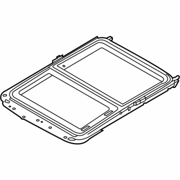 91306-6RA0A Genuine Nissan #913066RA0A Rail COMPL-SUNROOF
