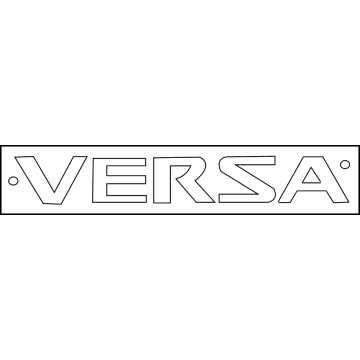 Exterior Trim - Trunk - 2021 Nissan Versa