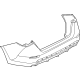 85070-6LB0A Genuine Nissan #850706LB0A Moulding-Rear Bumper