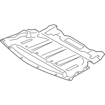 75892-EJ90A Genuine Nissan 75892EJ90A Cover-Engine,Lo