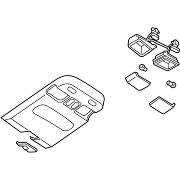 96980-3W720 Genuine Nissan 969803W720 Console Assembly-Ro