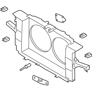 62501-JK05A Genuine Nissan #62501JK05A Support-Core R