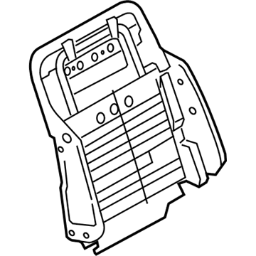 87601-EH00A Genuine Nissan 87601EH00A Frame Assembly Front