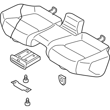88300-CL70C Genuine Nissan 88300CL70C Rear Cushion Assembly
