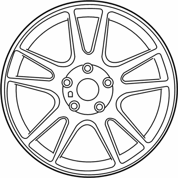 D0300-JK300 Genuine Nissan #D0300JK300 Aluminum Wheel