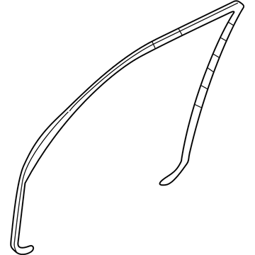 76921-AR003 Genuine Nissan #76921AR003 WELT-Body Side