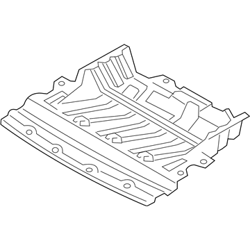 75892-AL80A Genuine Nissan 75892AL80A Cover-Engine,Lo
