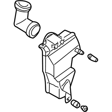16585-2Y00A Genuine Nissan #165852Y00A RESONATOR Assembly