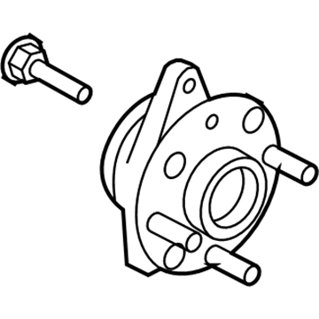 40202-EM31B Genuine Nissan #40202EM31B Hub Assembly Road Wheel