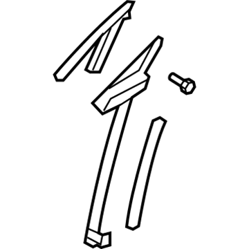 80230-JL00A Genuine Nissan #80230JL00A Corner Piece-Fr